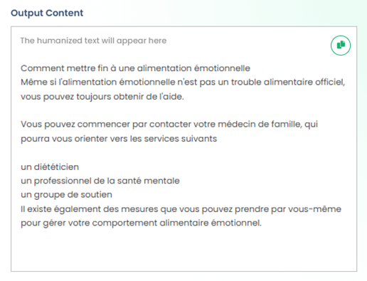 Humanize AI Text in French – Free Français AI Humanizer (No Sign-Up Needed) Humanize AI Text in French – Free Français AI Humanizer (No Sign-Up Needed)